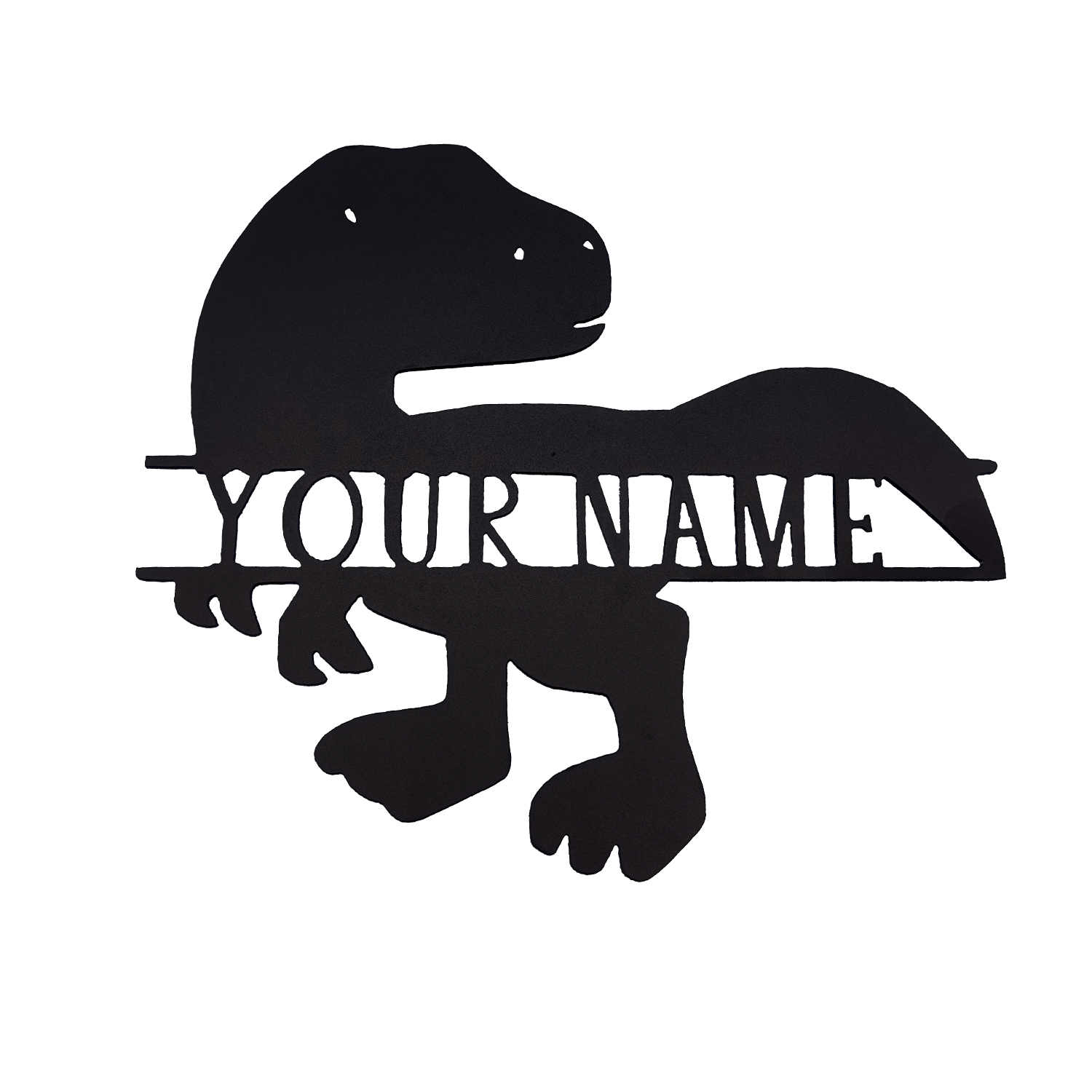 T-Rex Custom Name Sign - JNC Industries