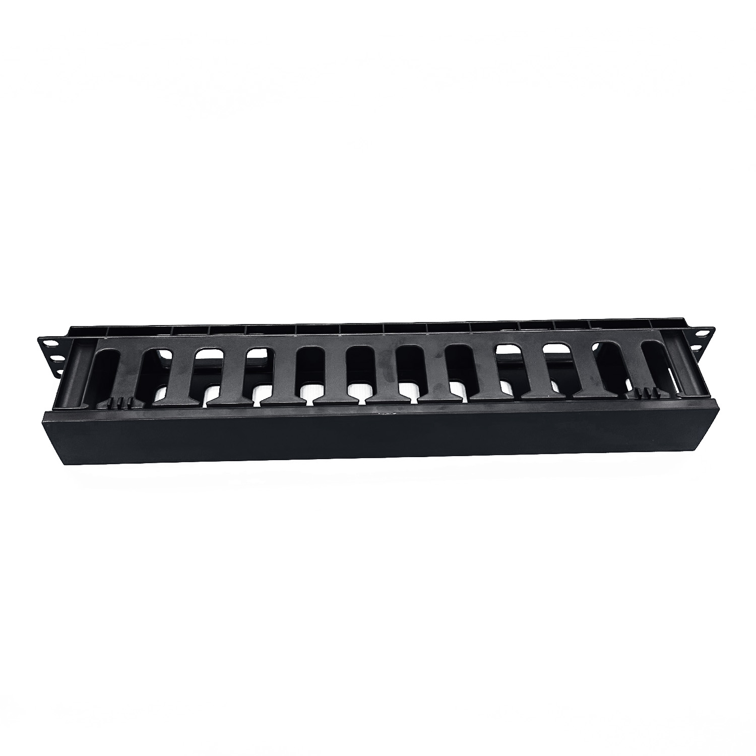 1U 19" EIA Cable Manager with Cover - JNC Industries