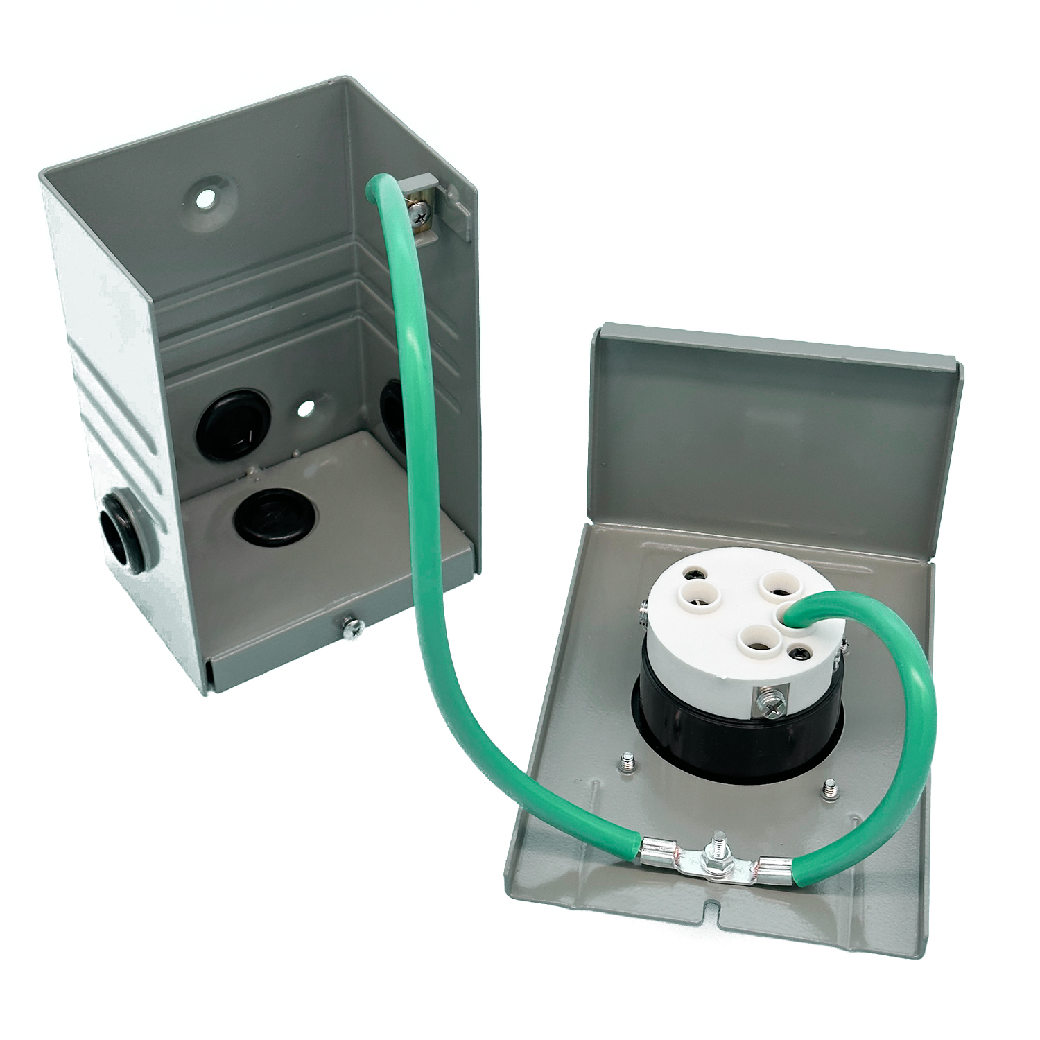 50A Generator Power Inlet Box, 125v/250v, 12500W - JNC Industries